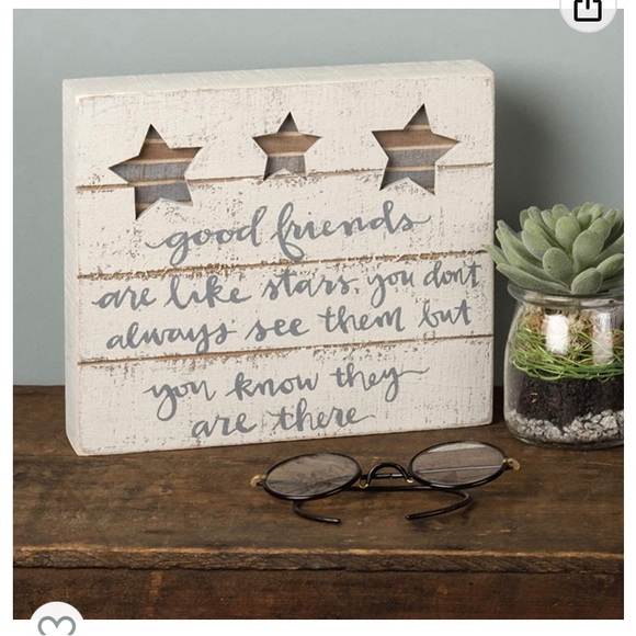 Accents | Primitives By Kathy Hand Lettered Home Decor Sign | Poshmark